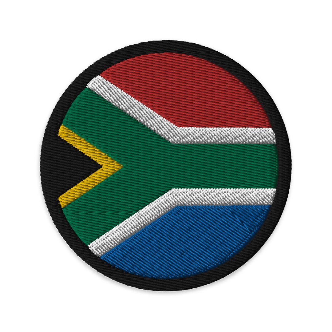 South Africa Flag Patch Embroidered Iron-on or Sew-on DIY - Etsy