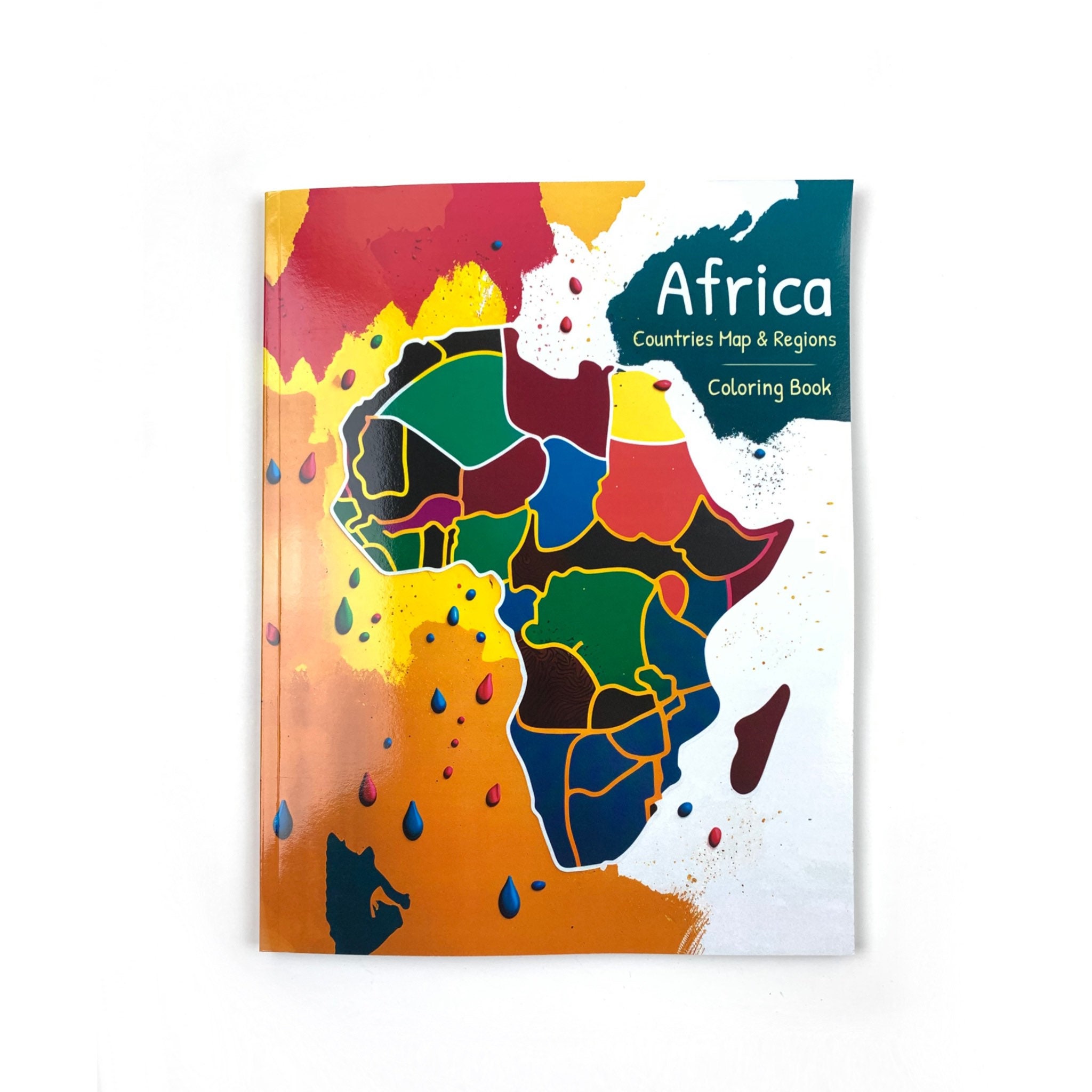 Map Of Africa Coloring Pages For Kids