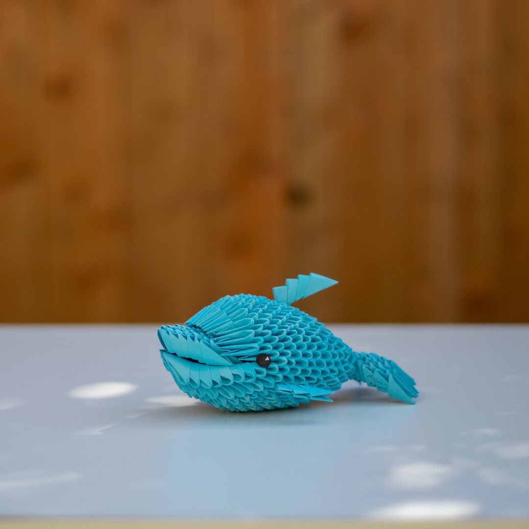Dolphin Origami Decoration 3D Origami Dolphin - Etsy