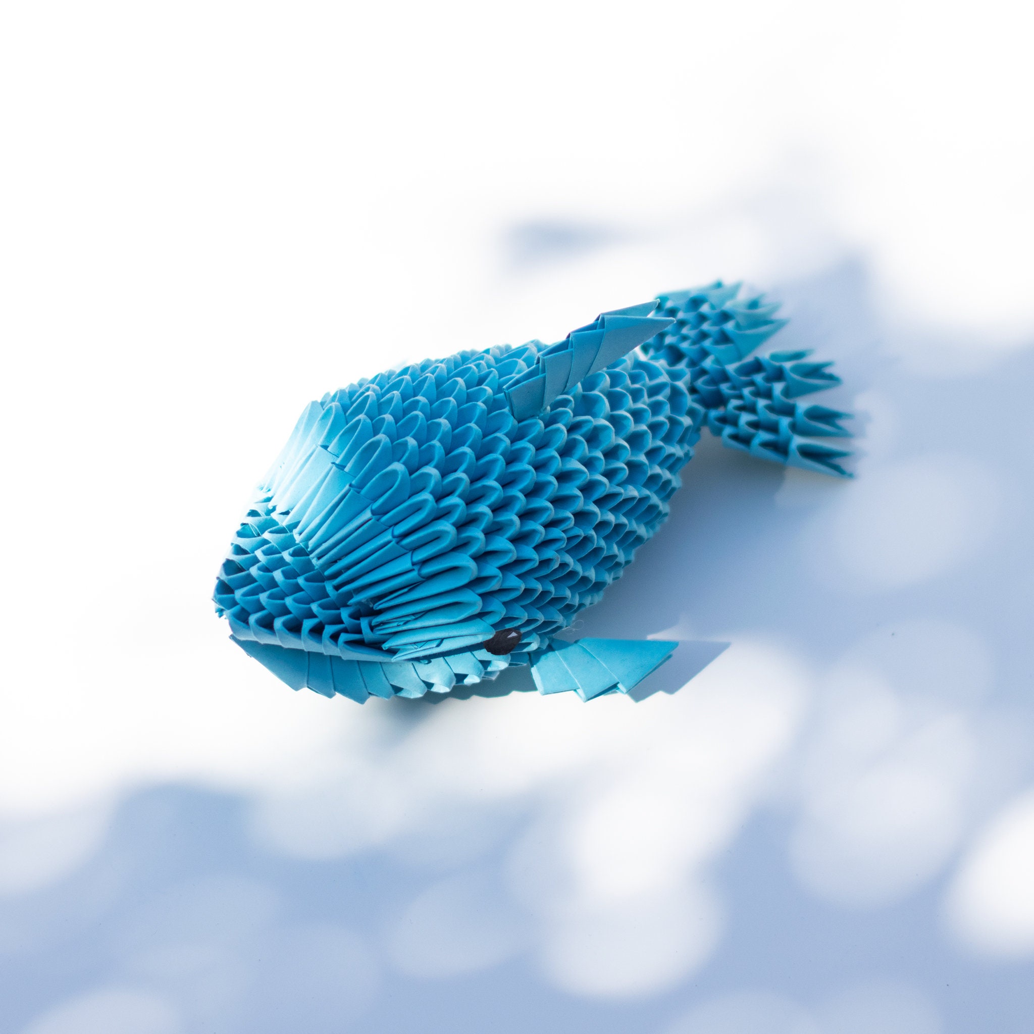Dolphin Origami Decoration 3D Origami Dolphin - Etsy