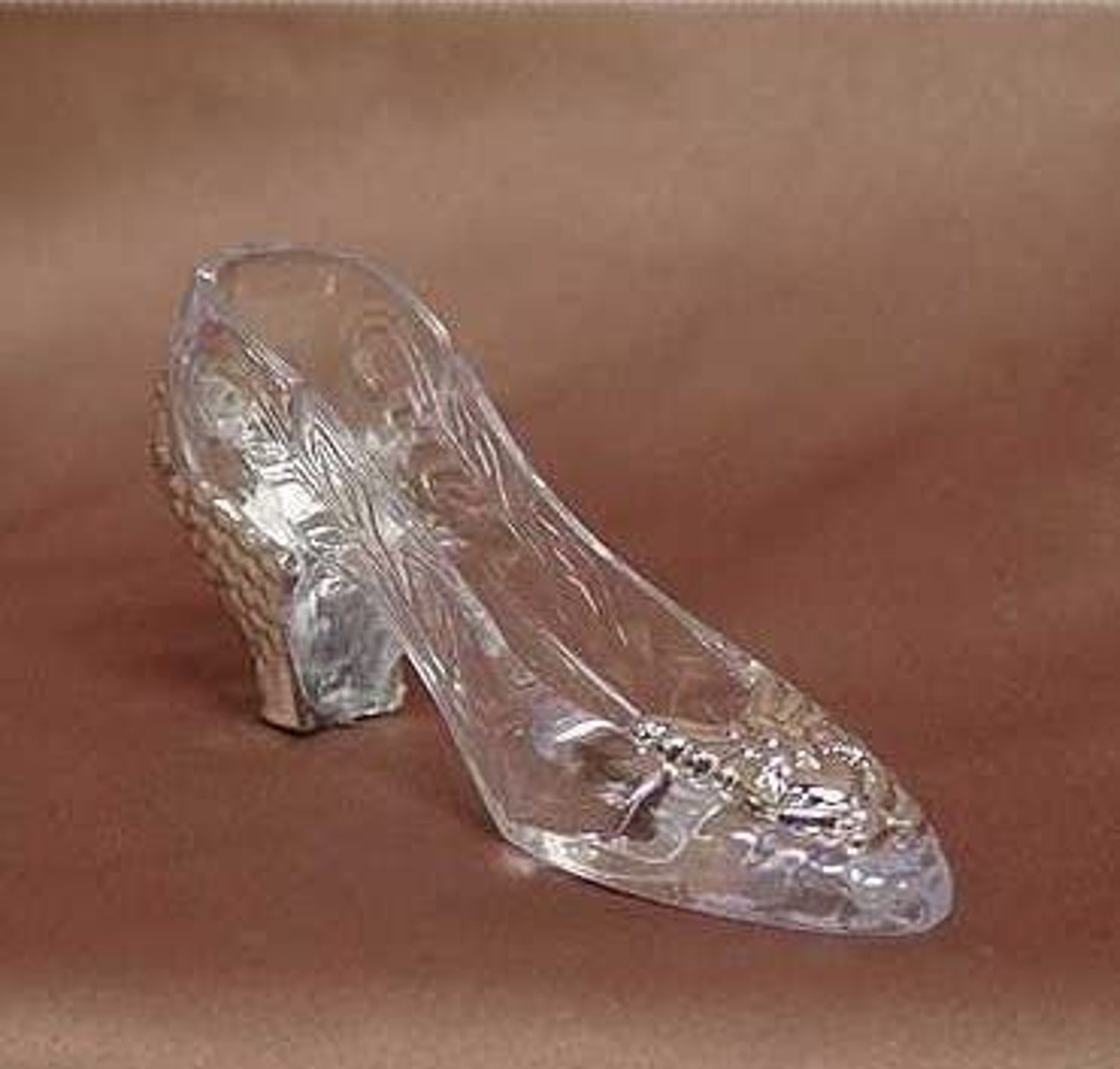 Pkg 24 Clear & Silver Plastic Cinderella Slipper Shoe Princess - Etsy