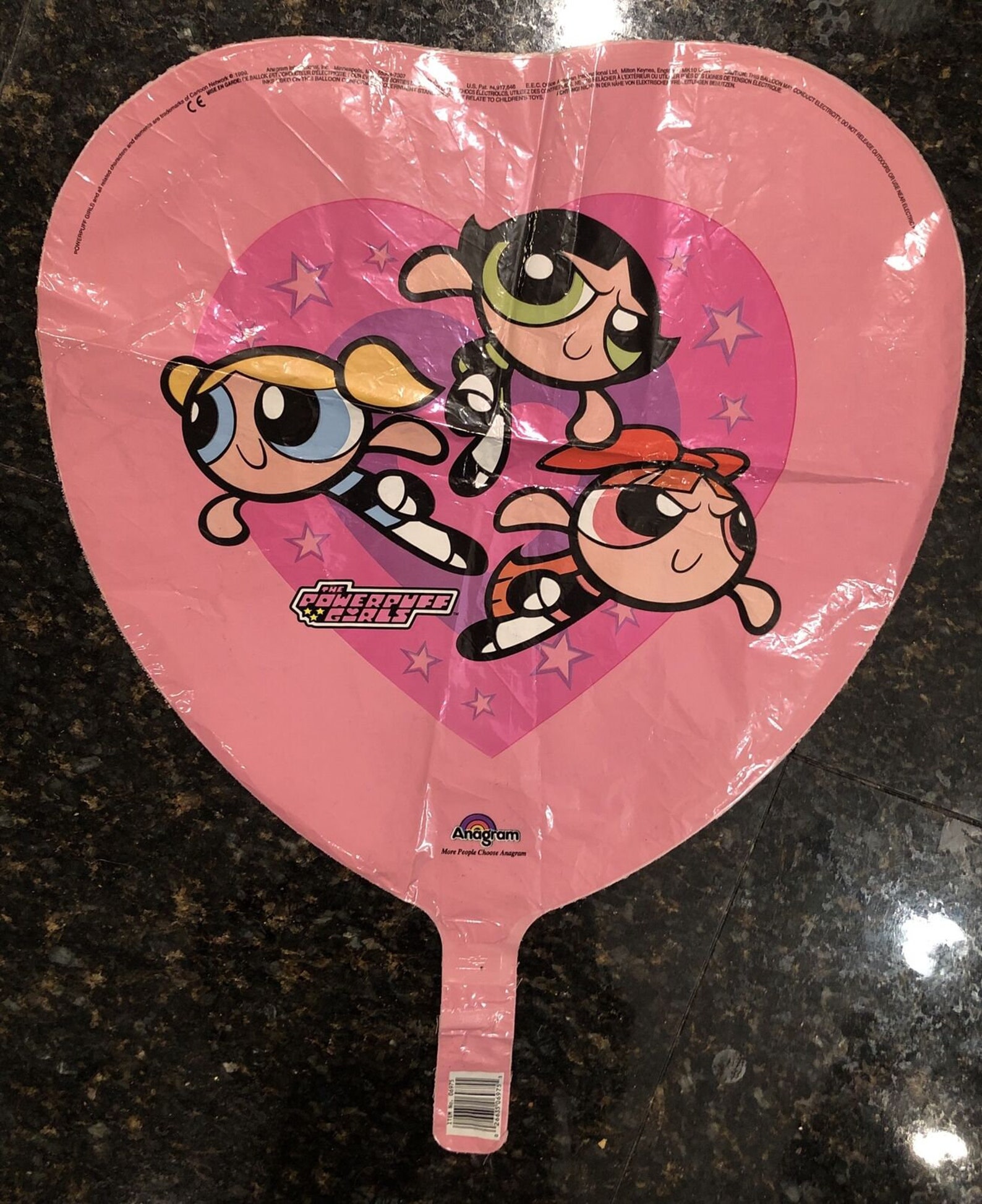 2 18 Heart Shape Mylar Balloon Powder Puff Girls Design Double Sided - Etsy