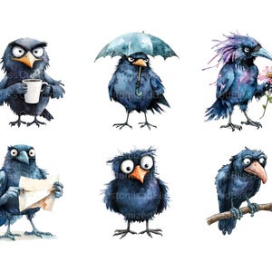 37 Crazy Raven Clip Art, Raven PNG, Funny Bird Clipart, Bird PNG ...