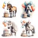 15 Horse Birthday Clipart, Birthday Horse Clipart, Horse Birthday Party ...