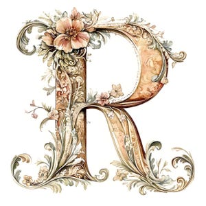 20 Letter R Clipart, Alphabet Clipart, Alphabet Print, Capital Letter R ...