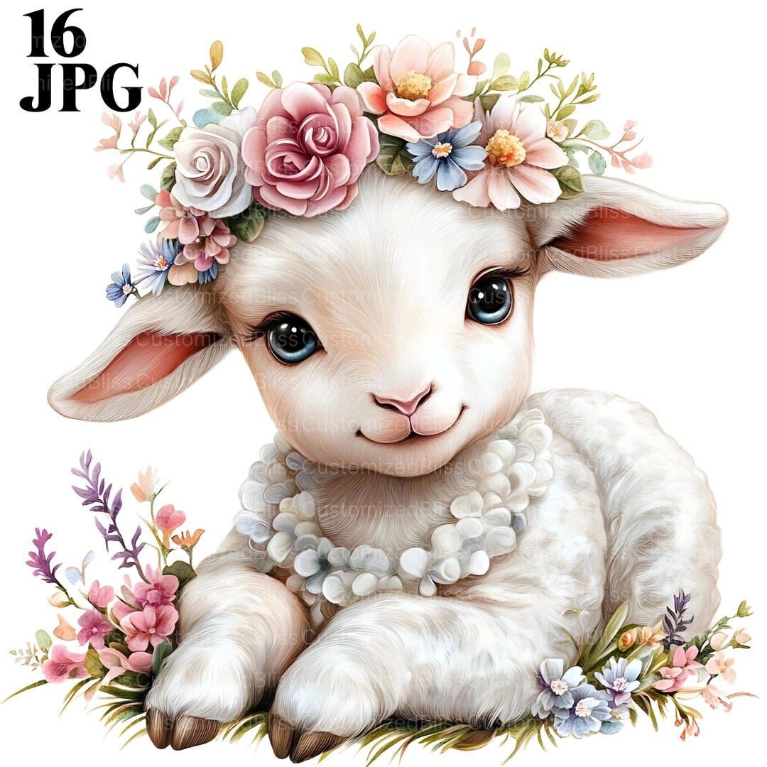 Lamb Clipart, Sheep Clipart, Spring Clipart, Easter Clipart, Lamb ...