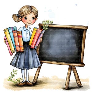 16 Female Teacher Clipart, Woman Teacher, Back to School, High Quality ...