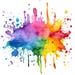 16 Color Splash Clipart, Paint Splash Coloured, Watercolor Splash ...