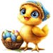 20 Easter Chick Clipart, Easter Clipart, Easter Eggs Clipart, High ...