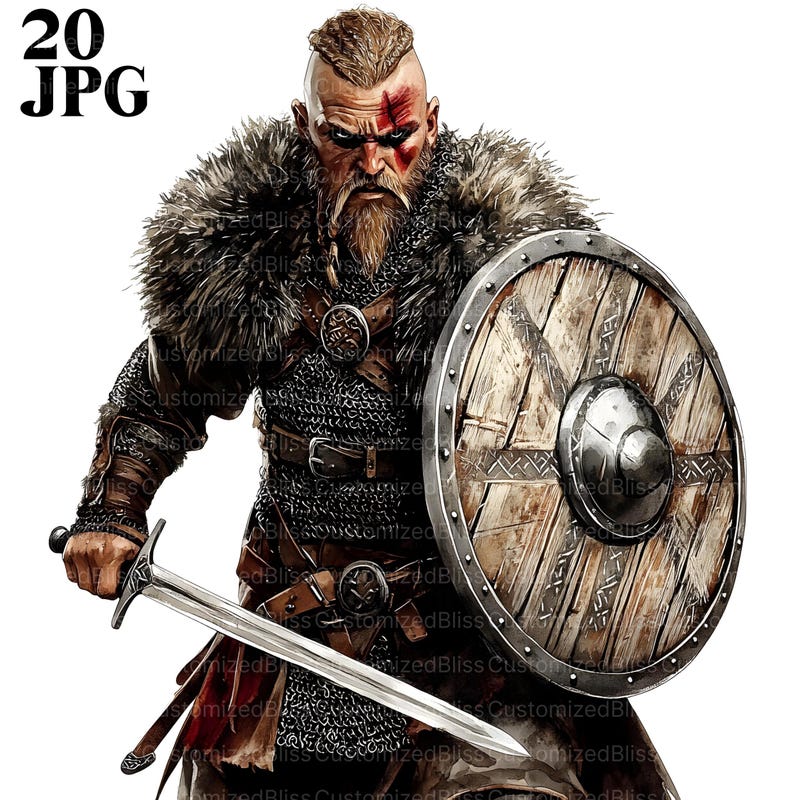 Viking Clipart - Etsy