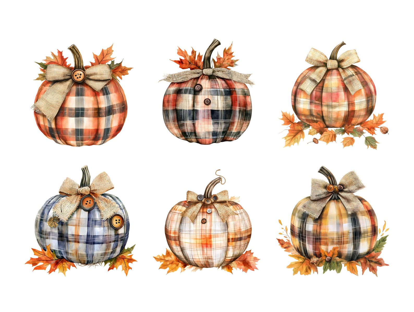 Plaid Pumpkin Clipart, 10 High Quality PNG, Pumpkins Clipart Png ...