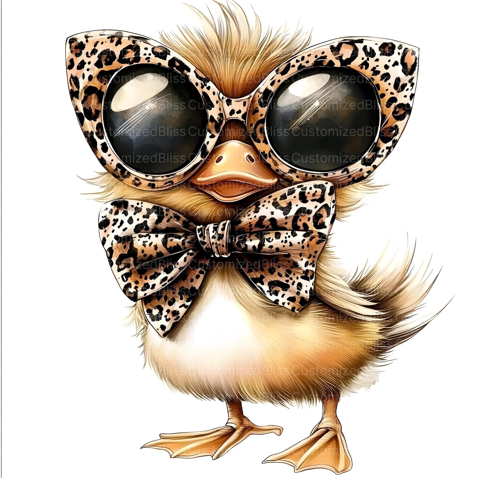 15 Duckling Clip Art, Duck Clipart, Animal Print Bow Clipart, Cheetah ...