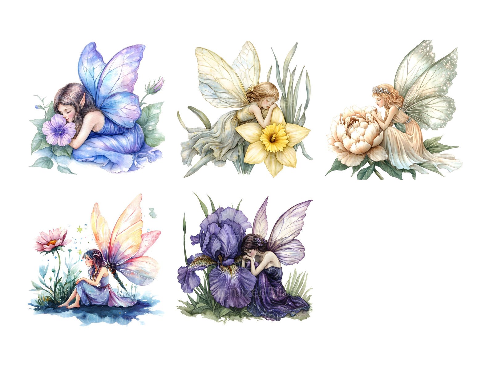 29 Spring Fairy Clipart Bundle Png, Spring Fairy Png, Fairy Graphics ...