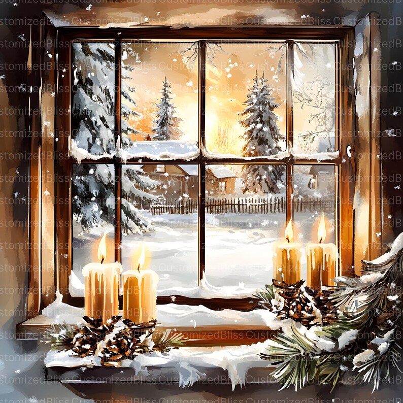 20 Christmas Clipart, Winter Clipart, Xmas Clipart, Snowy Clipart, High ...