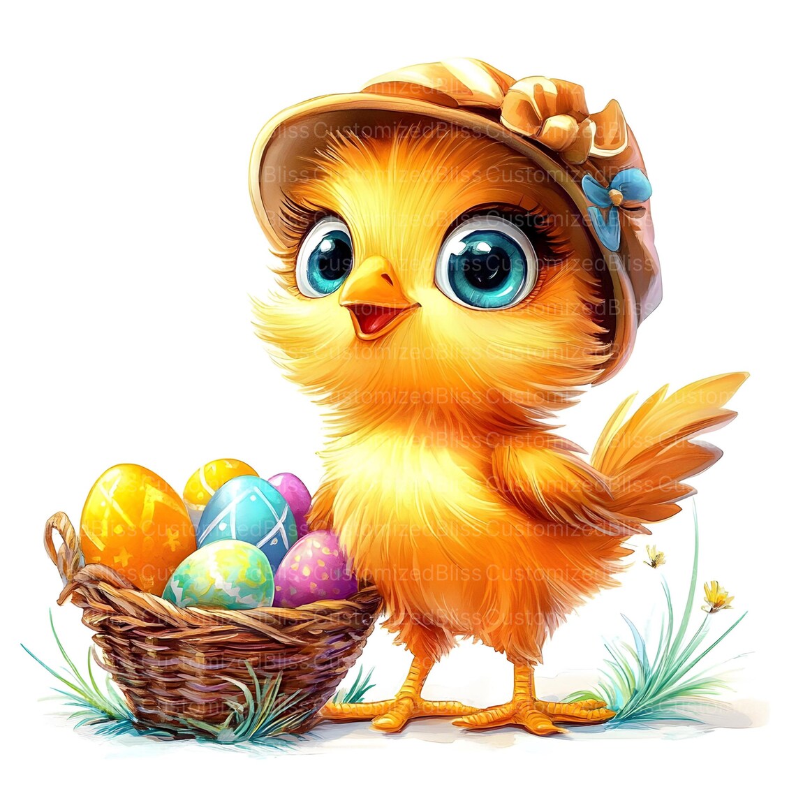 20 Easter Chick Clipart, Easter Clipart, Easter Eggs Clipart, High ...