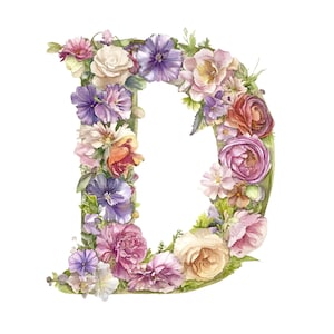 20 Letter D Clipart, Alphabet Clipart, Alphabet Print, High Quality ...