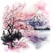 20 Japanese Landscape Clipart, Japanese Clipart, Mountain Clipart ...