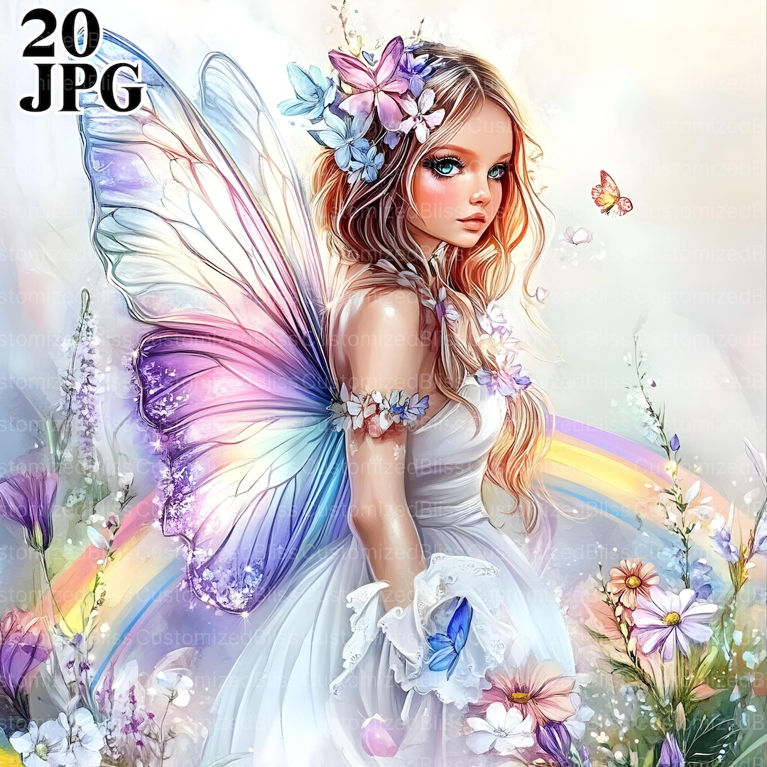 20 Spring Fairies Clipart, Fairy Clipart, Spring Clipart, High Quality ...
