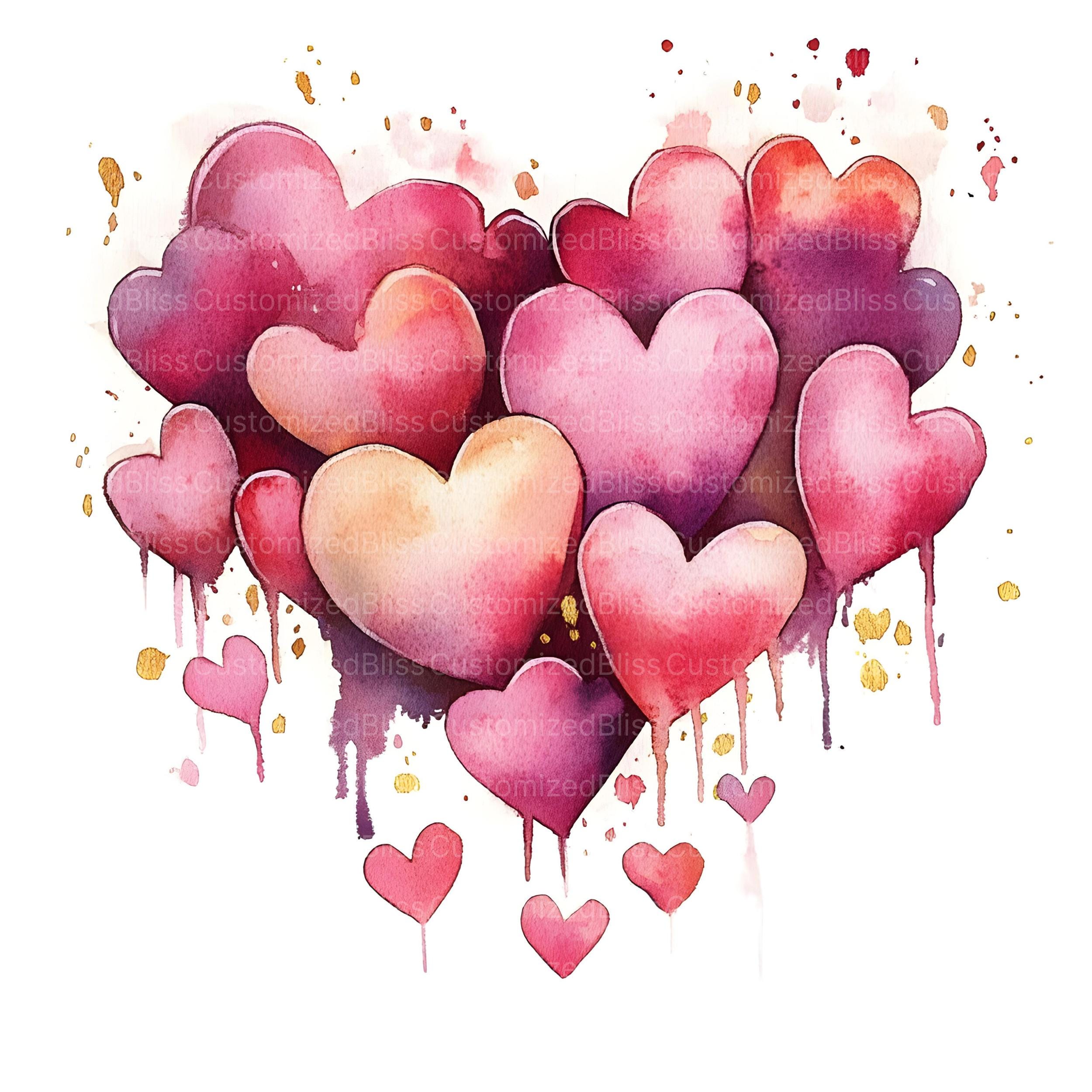 21 Adorable Hearts Clipart, Valentine's Day Heart, Valentine Clipart ...