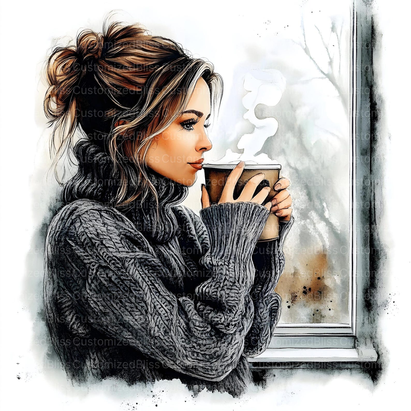 20 Girl Clipart, Woman Clipart, Winter Clipart, High Quality JPG ...