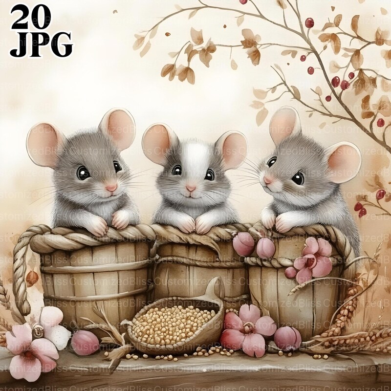 Mouse Family - Etsy