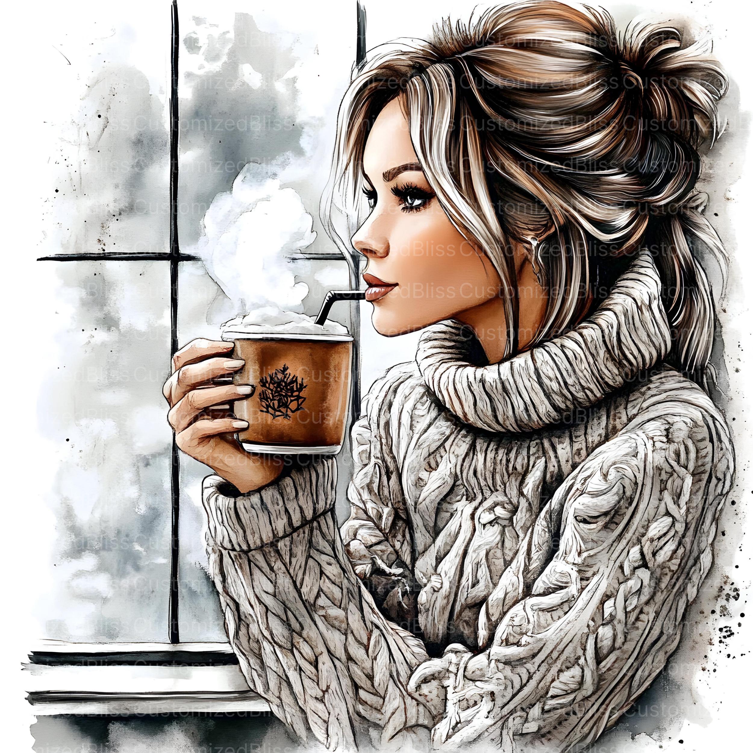 20 Girl Clipart, Woman Clipart, Winter Clipart, High Quality JPG ...