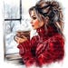 20 Girl Clipart, Woman Clipart, Winter Clipart, High Quality JPG ...