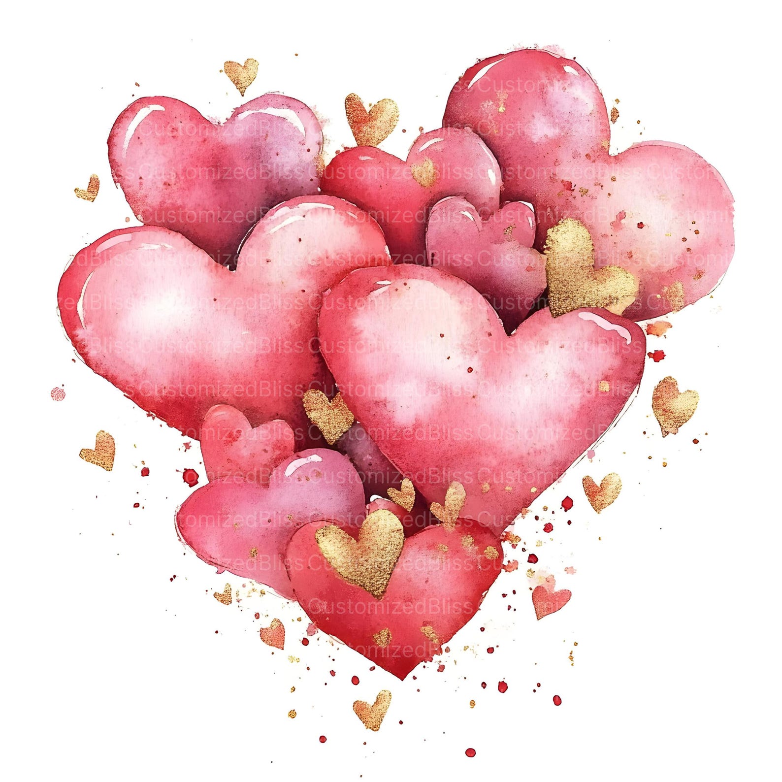 21 Adorable Hearts Clipart, Valentine's Day Heart, Valentine Clipart ...