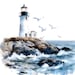 20 Lighthouse Clipart, Nautical Clipart, Ocean Clipart, High Quality ...