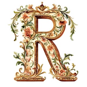 20 Letter R Clipart, Alphabet Clipart, Alphabet Print, Capital Letter R ...