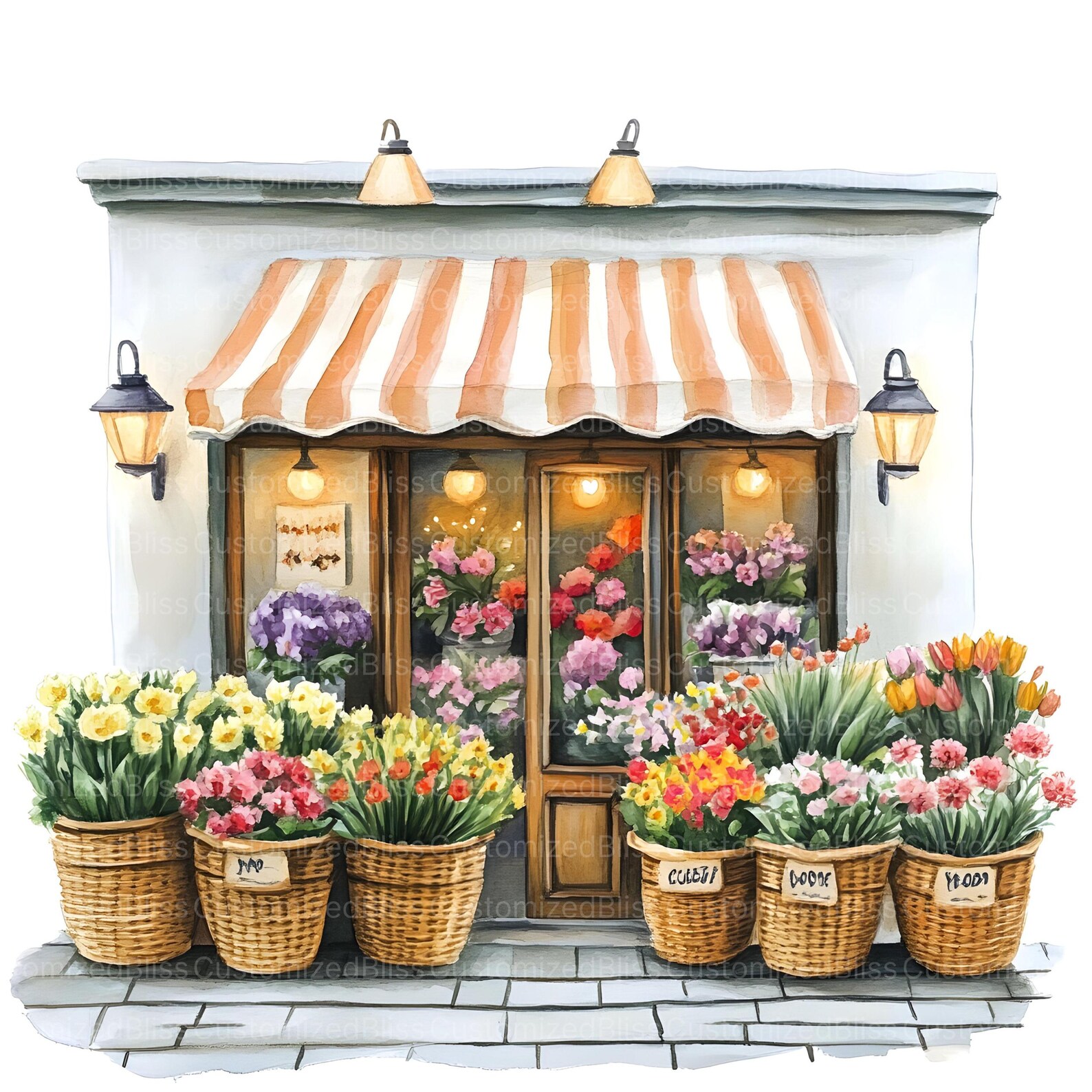 16 Cute Flower Shop Clipart, Cute Floral Shop, High Quality Jpgs ...
