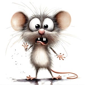 13 Funny Mouse Clipart, Goofy Cartoon Mouse, Crazy Mouse, Mice Clipart ...
