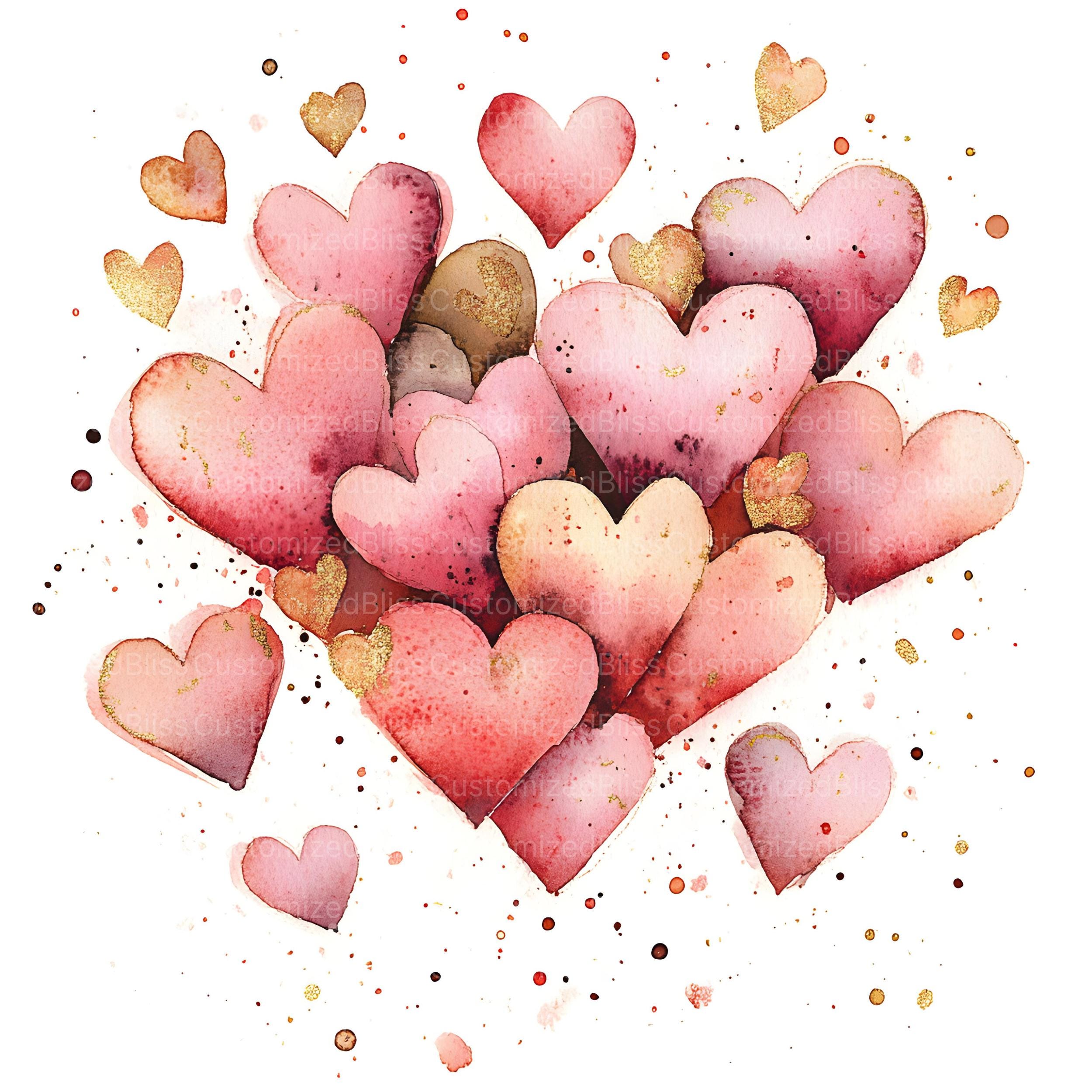 21 Adorable Hearts Clipart, Valentine's Day Heart, Valentine Clipart ...