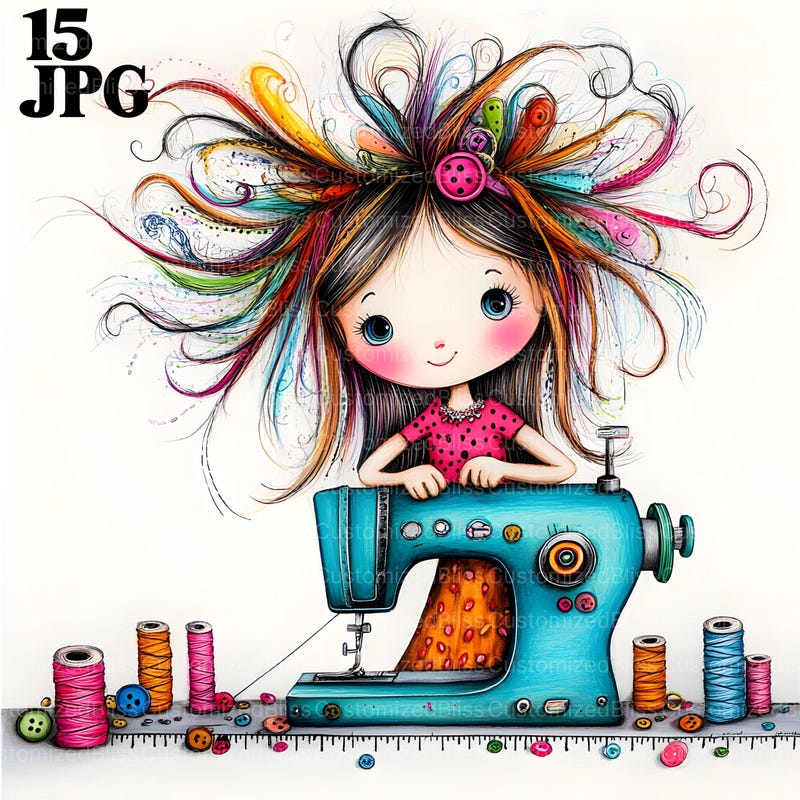 Sewing Clip Art - Etsy