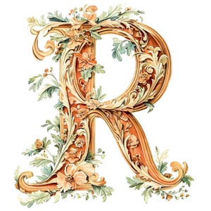 20 Letter R Clipart, Alphabet Clipart, Alphabet Print, Capital Letter R ...