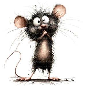 13 Funny Mouse Clipart, Goofy Cartoon Mouse, Crazy Mouse, Mice Clipart ...