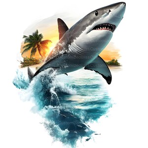 20 Shark Clipart, Ocean Clipart Bundle, Ocean Animal Clipart, Ocean Art ...