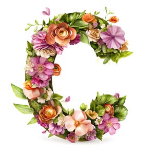 20 Letter C Clipart, Alphabet Clipart, Nursery Clipart, High Quality ...