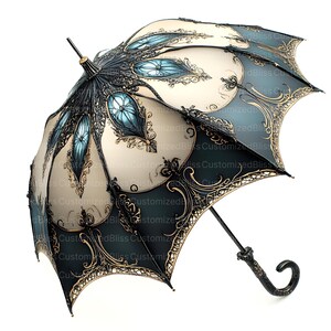 19 Gothic Umbrella Clipart, Gothic Clipart, Rainy Day, High Quality ...