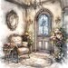 Clip art de entrada victoriana, 20 archivos JPG de alta calidad, Shabby ...