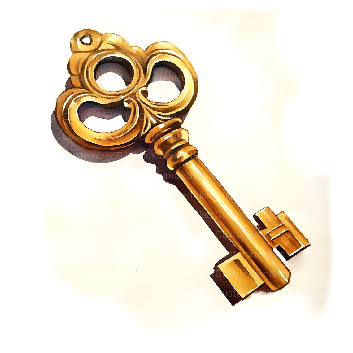 18 Vintage Gold Key Clipart, Old Fashioned Keys Images, High Quality ...