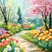 20 Spring Garden Clipart, Spring Garden Digital Paper, Garden Graphics ...