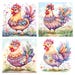 15 Chicken Clipart, Calico Chickens Clip Art Kit, High Quality Jpgs ...