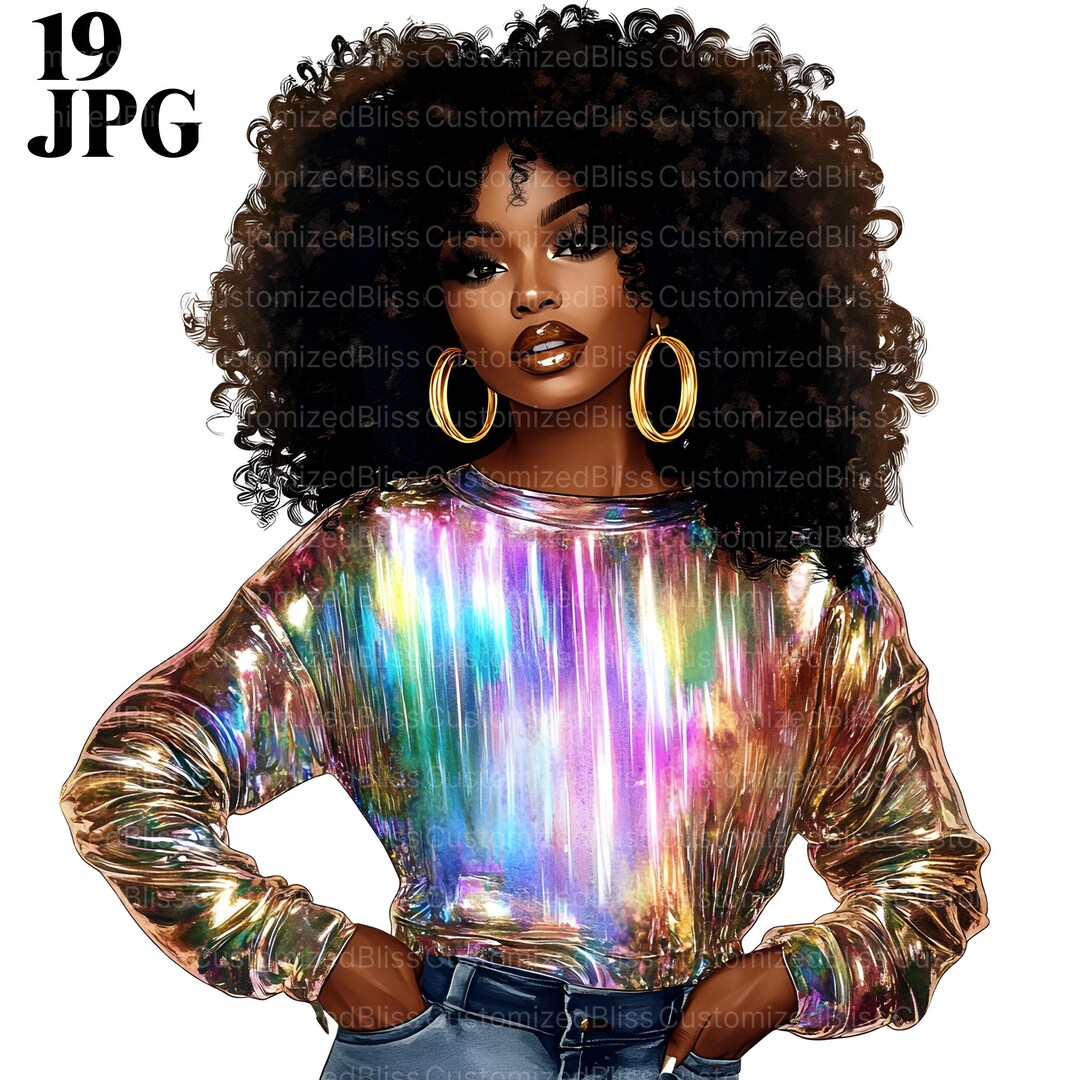 19 Black Girl Clipart, Black Woman Clipart, Afro Girl, High Quality ...