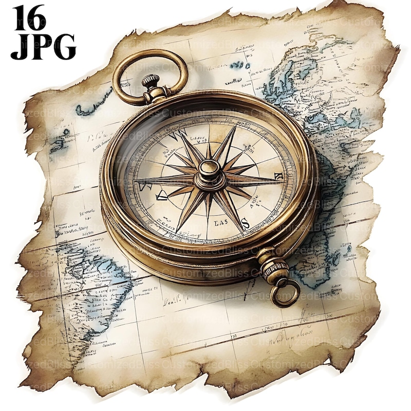 Travel Logo Compass - Etsy