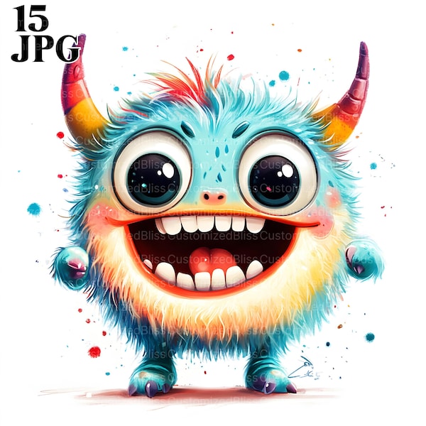 Monster Graphics - Etsy