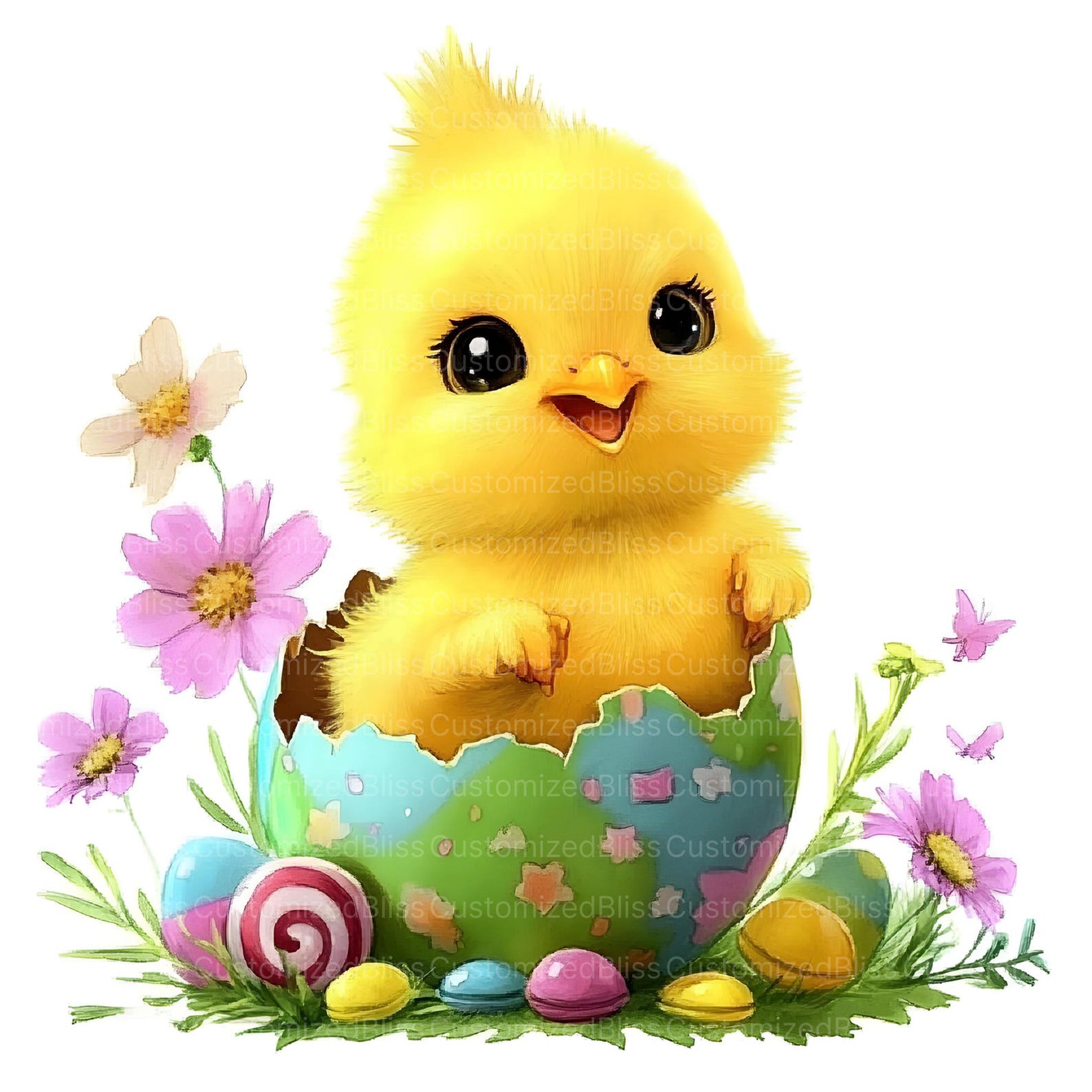 19 Spring Chick Clipart, Egg Clipart, Easter Clipart, Holiday Chick ...