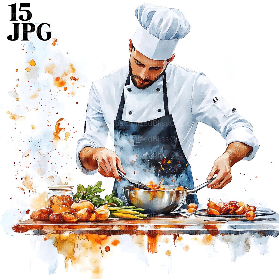 Cooking Chef Clipart, Cooking Clipart, Kitchen Clipart, Food Clipart ...