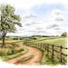 20 Country Lanes Clipart, Countryside Clipart, Landscape Clipart, High ...