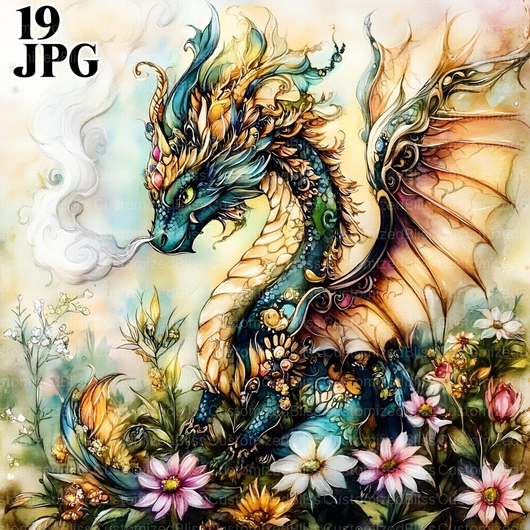 19 Fantasy Dragon Clip Art, Dragon Clipart, Fairy Tale Clipart ...